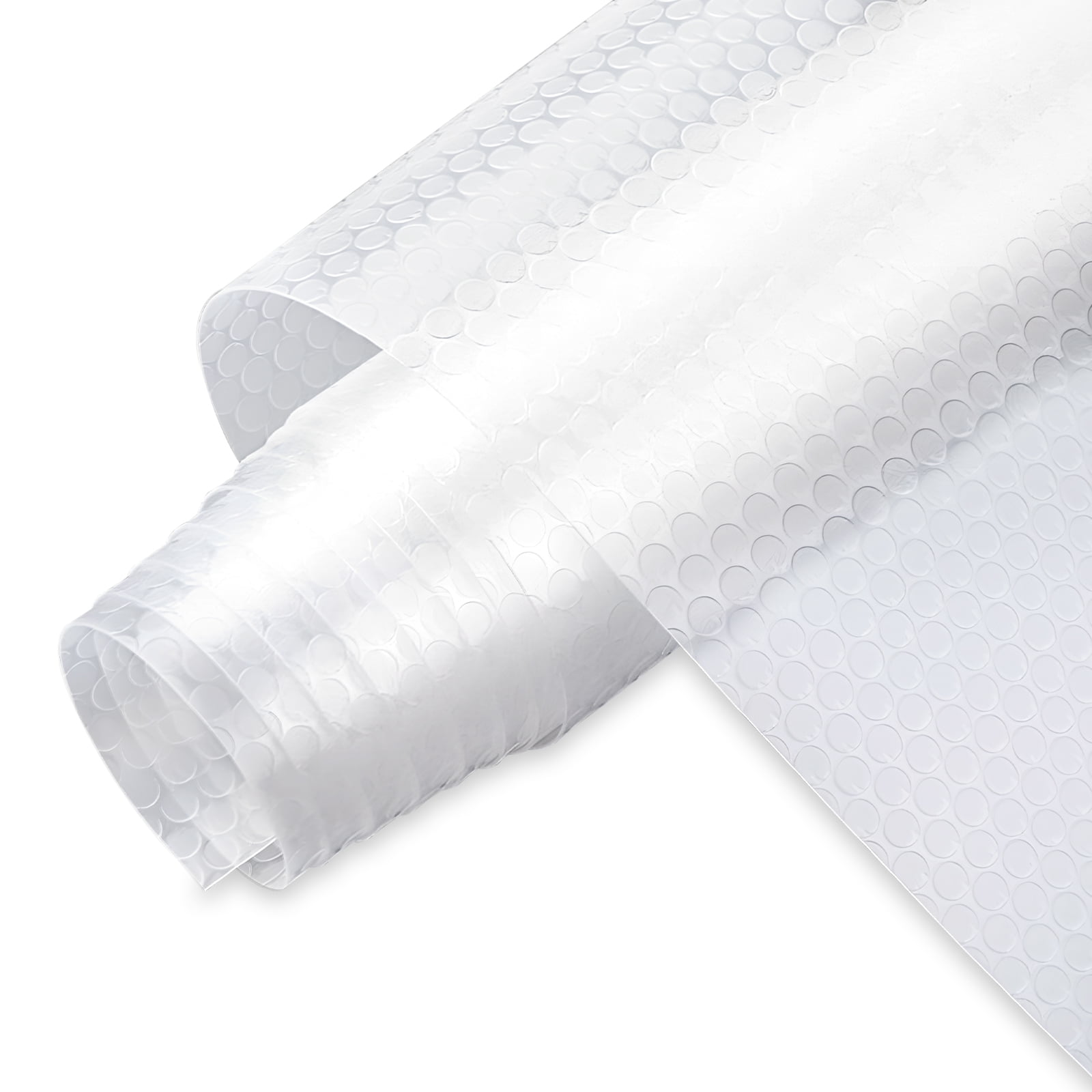 11.8 x 59 Inch Clear Shelf Liner for Kitchen Cabinets Non-Adhesive, EVA ...