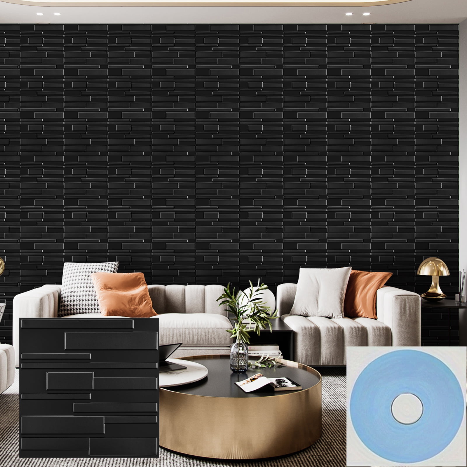 11.8"x11.8" 3D Wall Panels for Interior Wall Decor Cover 29 sqft, PVC ...