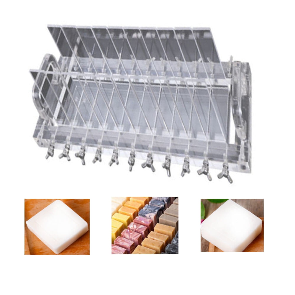 11.81*3.93in Clear Acrylic Soap Cutter Desktop&Countertop Handmade Soap ...