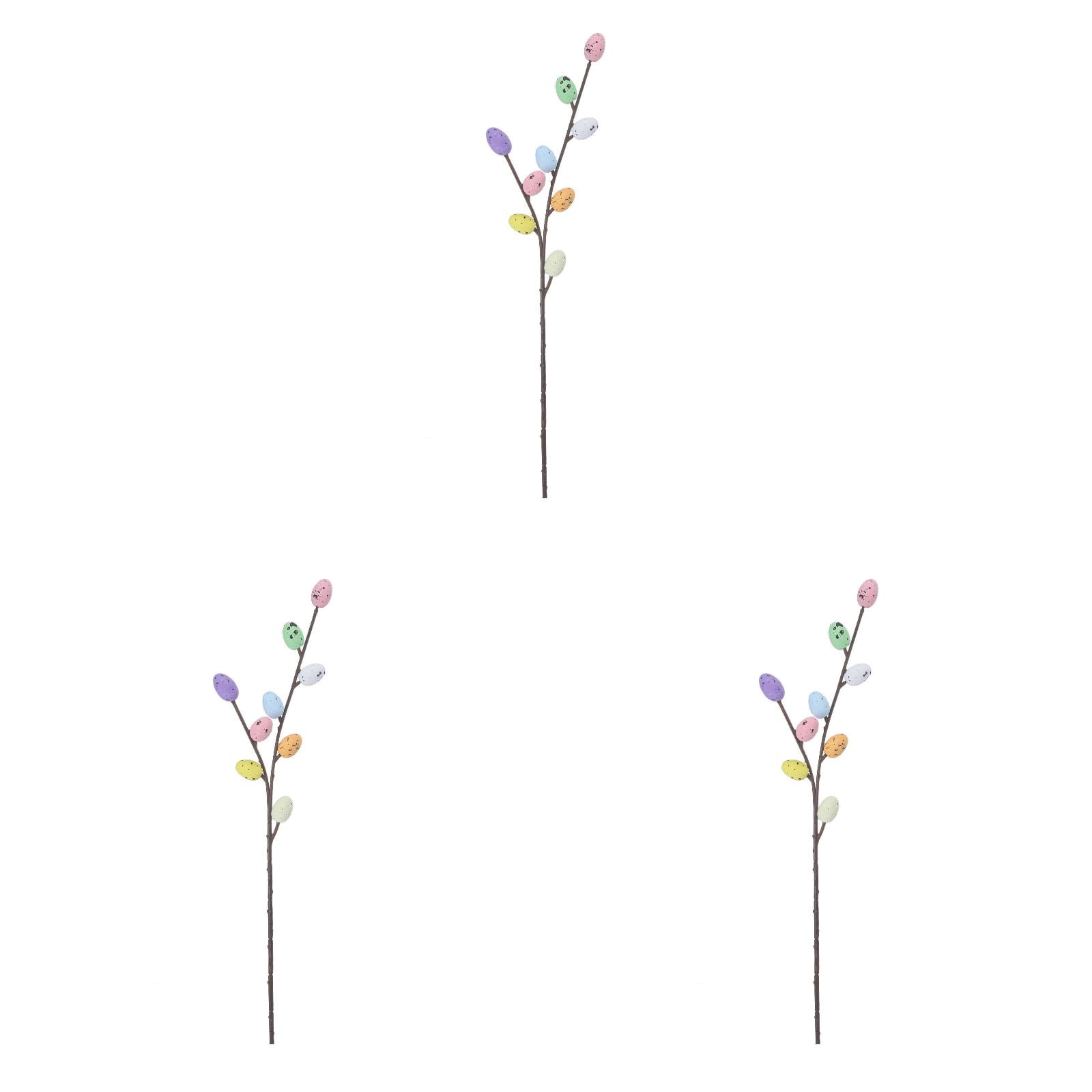 11.81 Inch Spring Easter Egg Floral Picks, Artificial Twig Branches ...