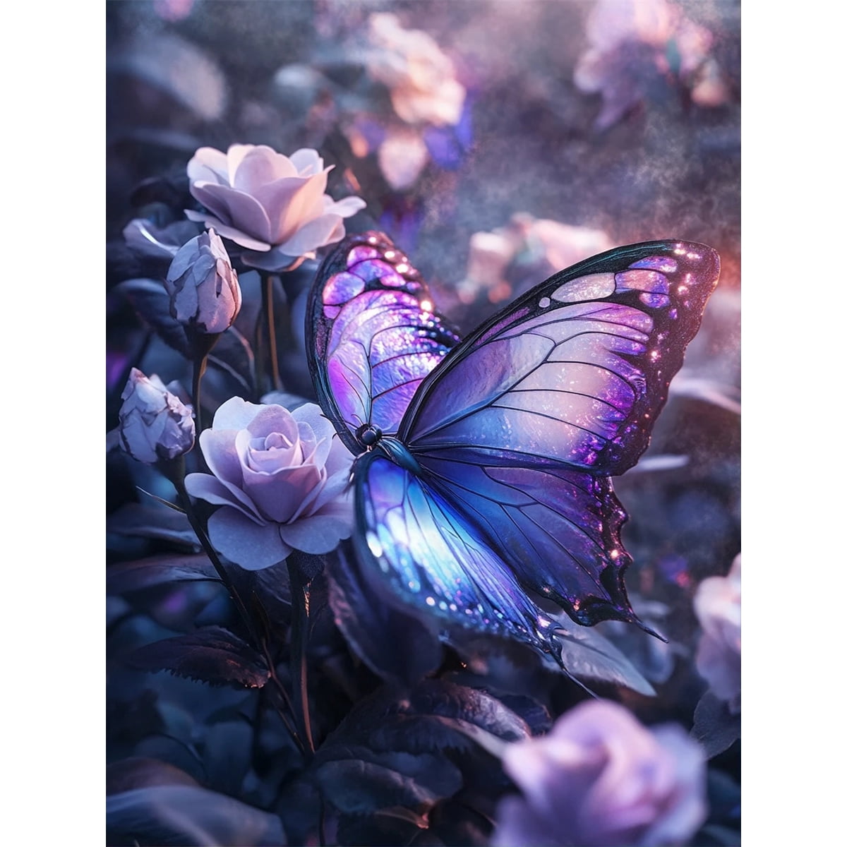 11.815.7in 3040cm DIY 5D Full Diamond Embroidery Painting Elegant Wall ...