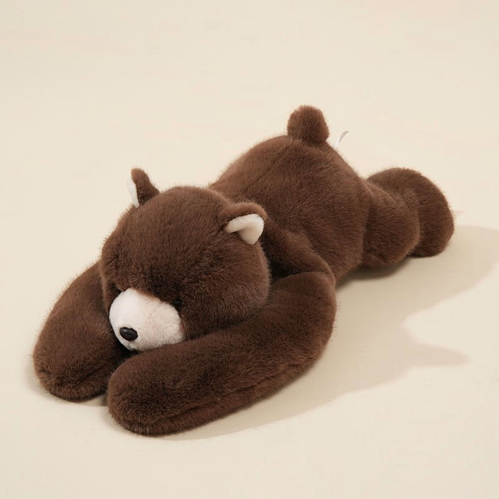 11.81in Cute Lying Back-Carrying Weighted Plush Toy, Ultra-Soft ...