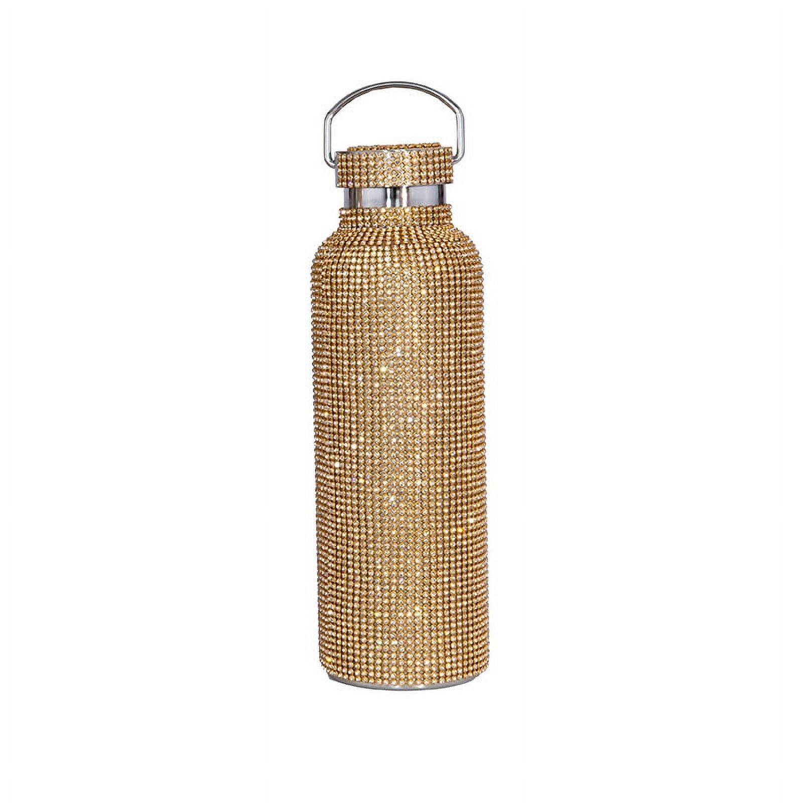 11.83/16.91/25.36oz Bling Stainless Steel Water Bottle - Sparkling ...