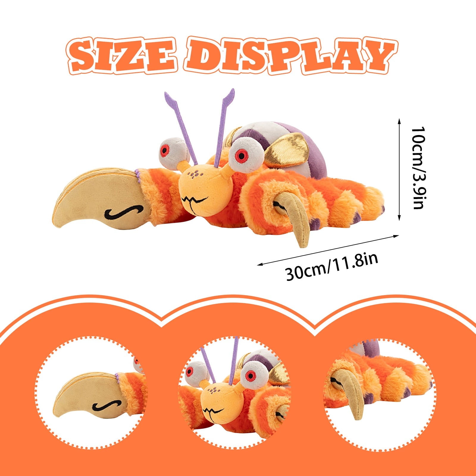 11.8In My Singing Monsters Buzzinga Plush 2025 New Lobster Stuffed ...