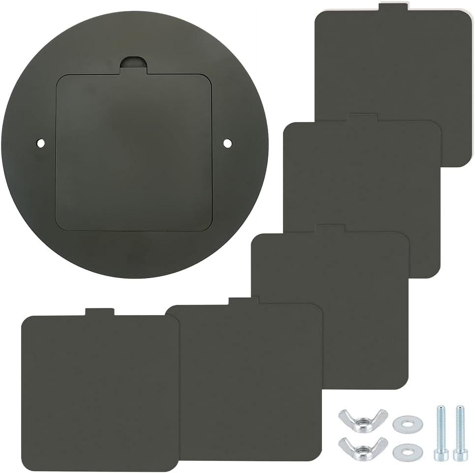 11.8inch Diameter Black Pottery Wheel Bats with 6pcs Square Inner Bats ...