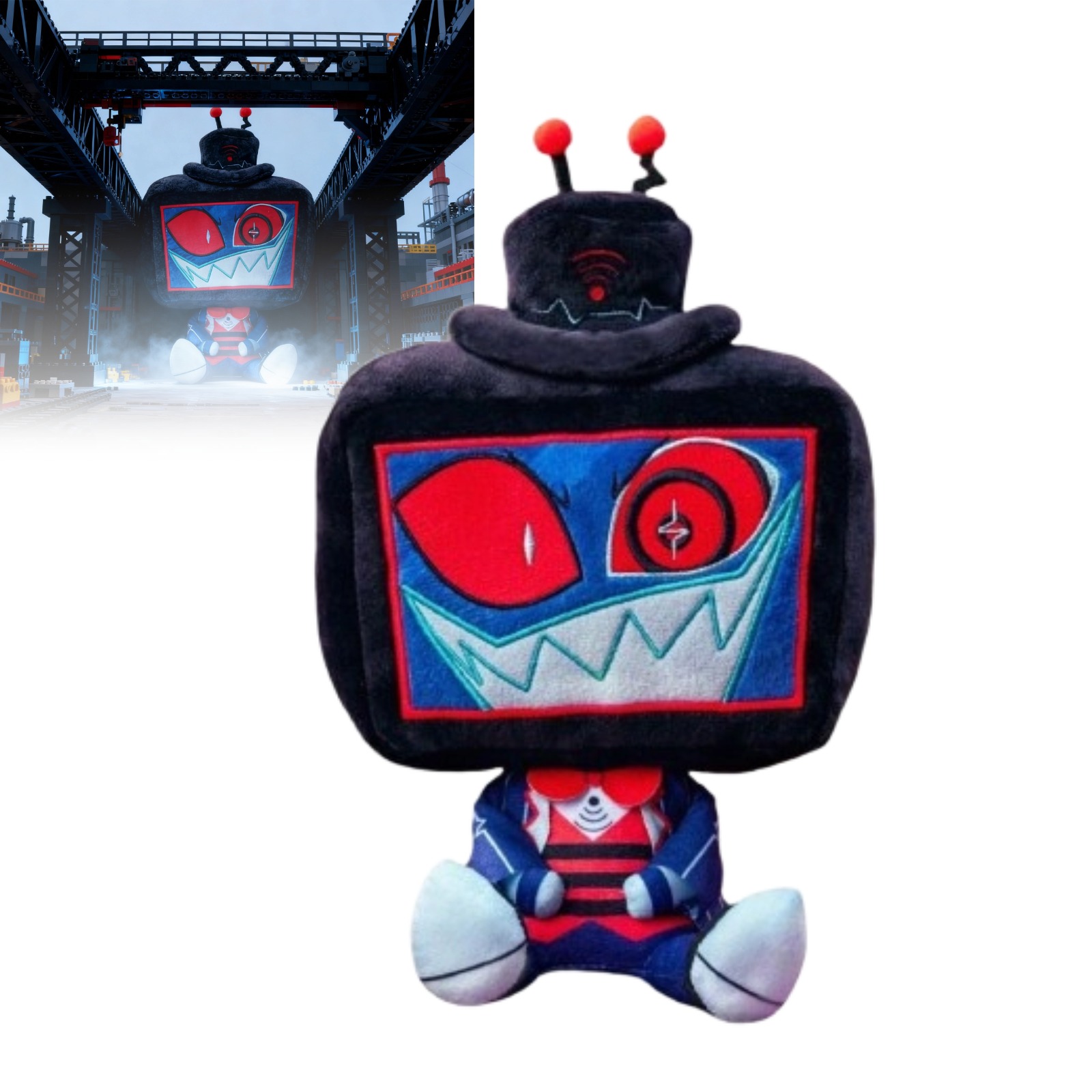 11.8inch Hazbin-Hotel Vox Plush Doll - Soft Anime Peripheral Devil ...