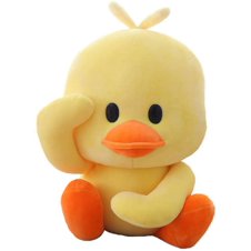Plush Duck With Knife