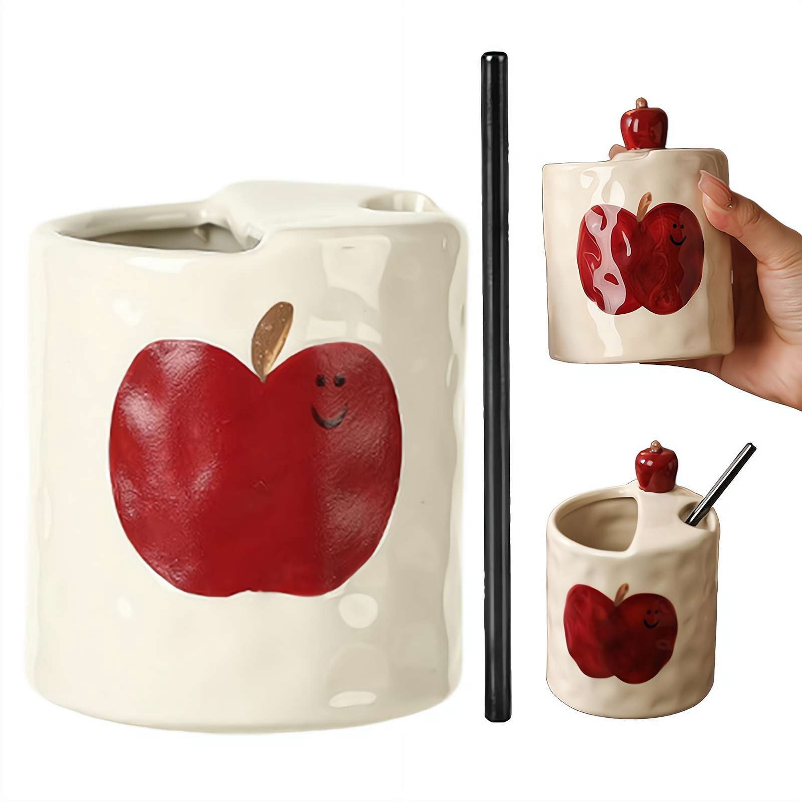 11.8oz Espresso Cups Ceramic Coffee Mugs Handmade Ceramic Mug with Sip ...