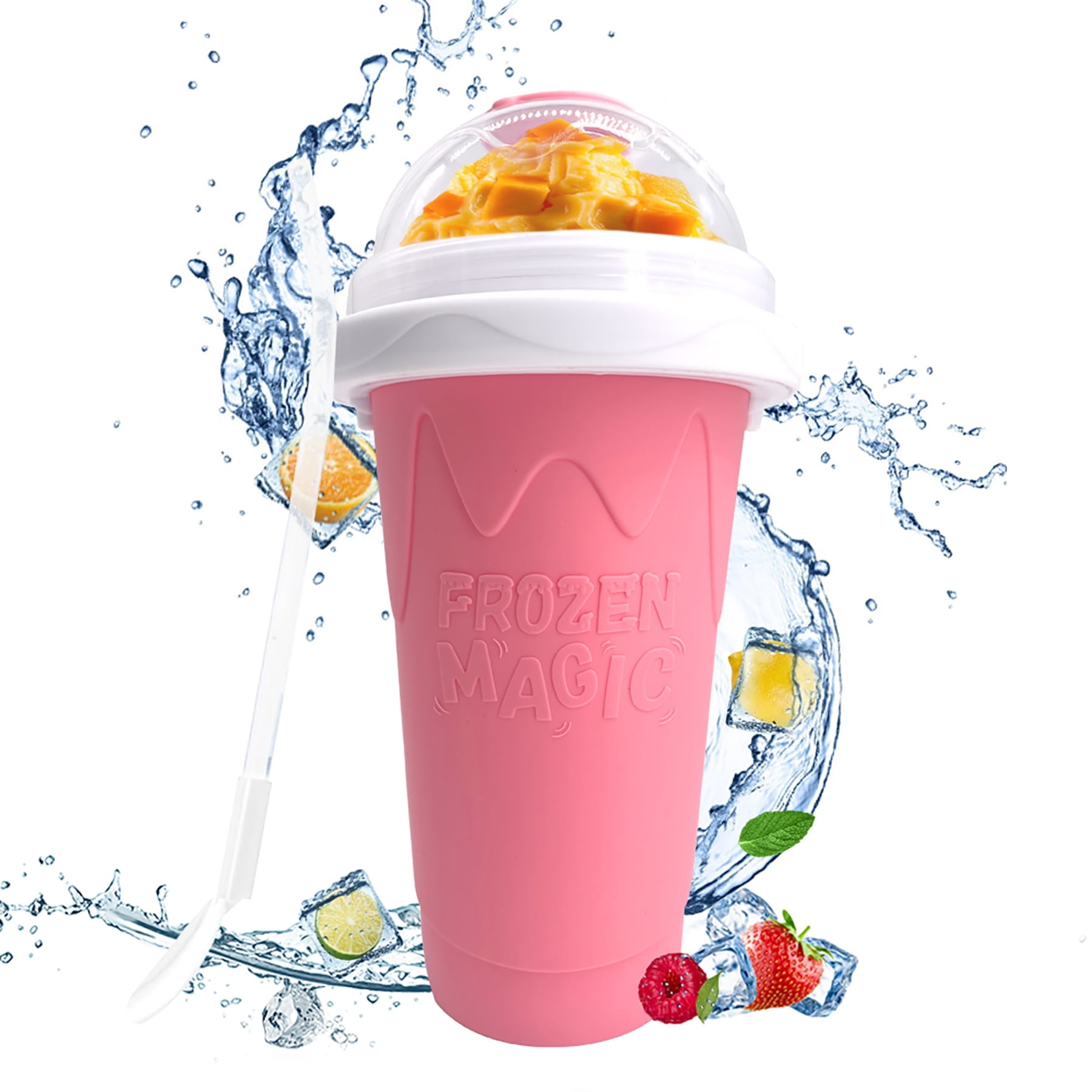 Kahopy 11.8oz Slushy Maker Cup, Quick Frozen Slushie Cup, Turn Any ...