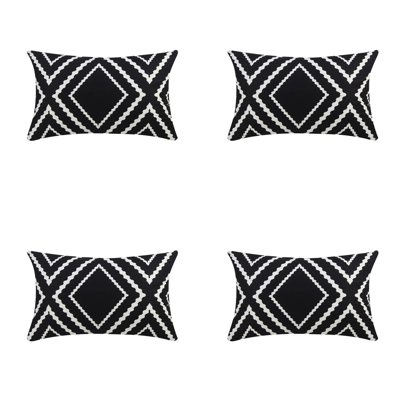 11.8x 19.7 Inch Outdoor Pillowcase Geometric Print Sofa Cushion ...