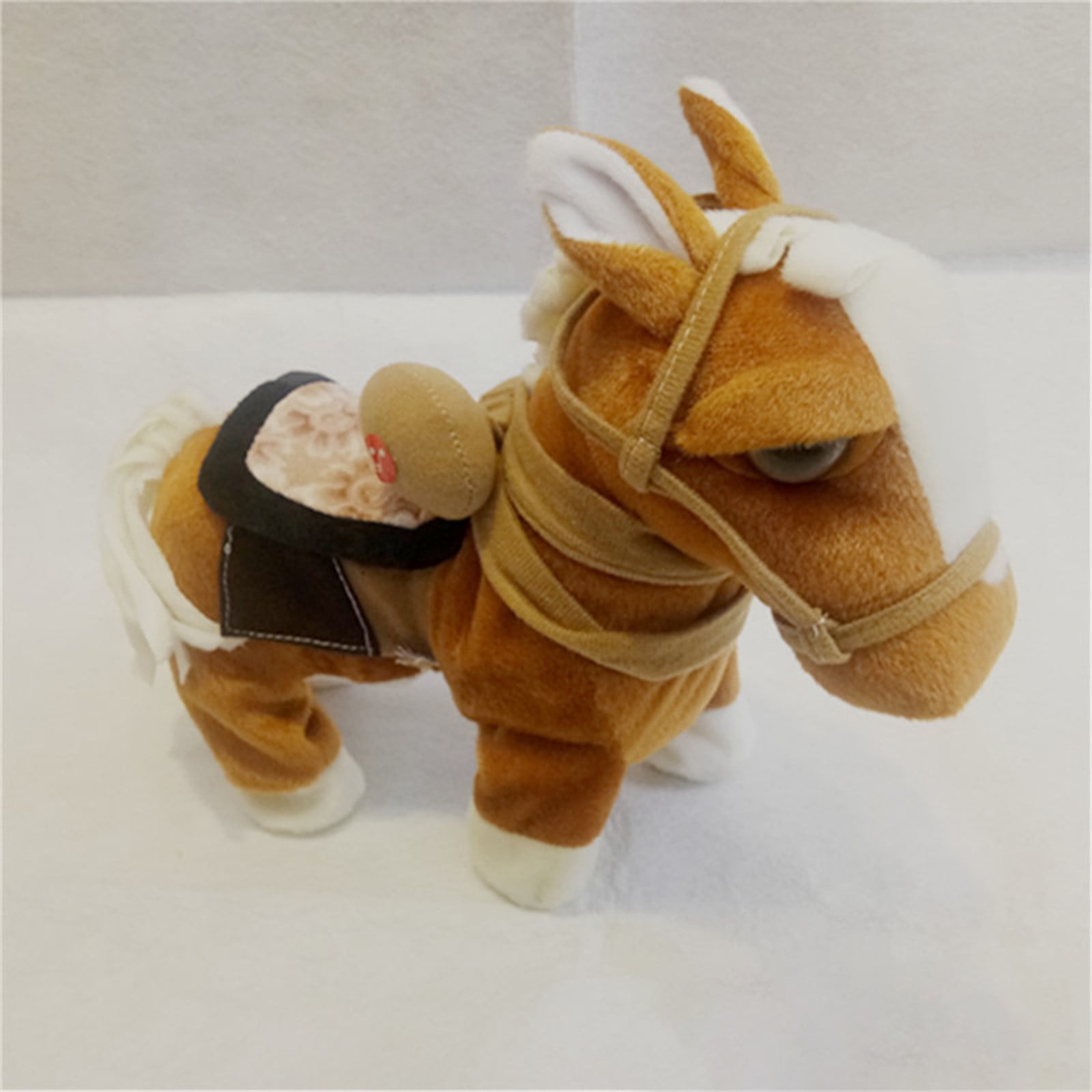 11.8x11.0x5.1inch Electric Plush Pull-String Pony Toy - Interactive ...