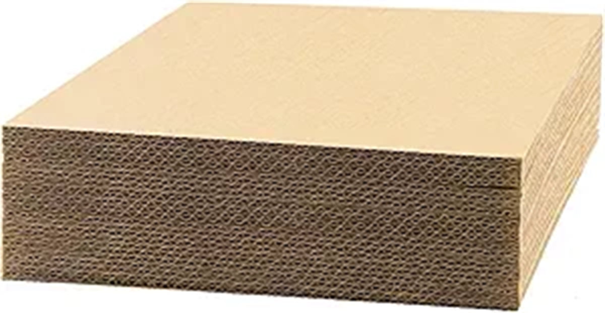 11.8x11.8 IN Brown Corrugated Board,20 Pcs Thickness 3MM Premium ...