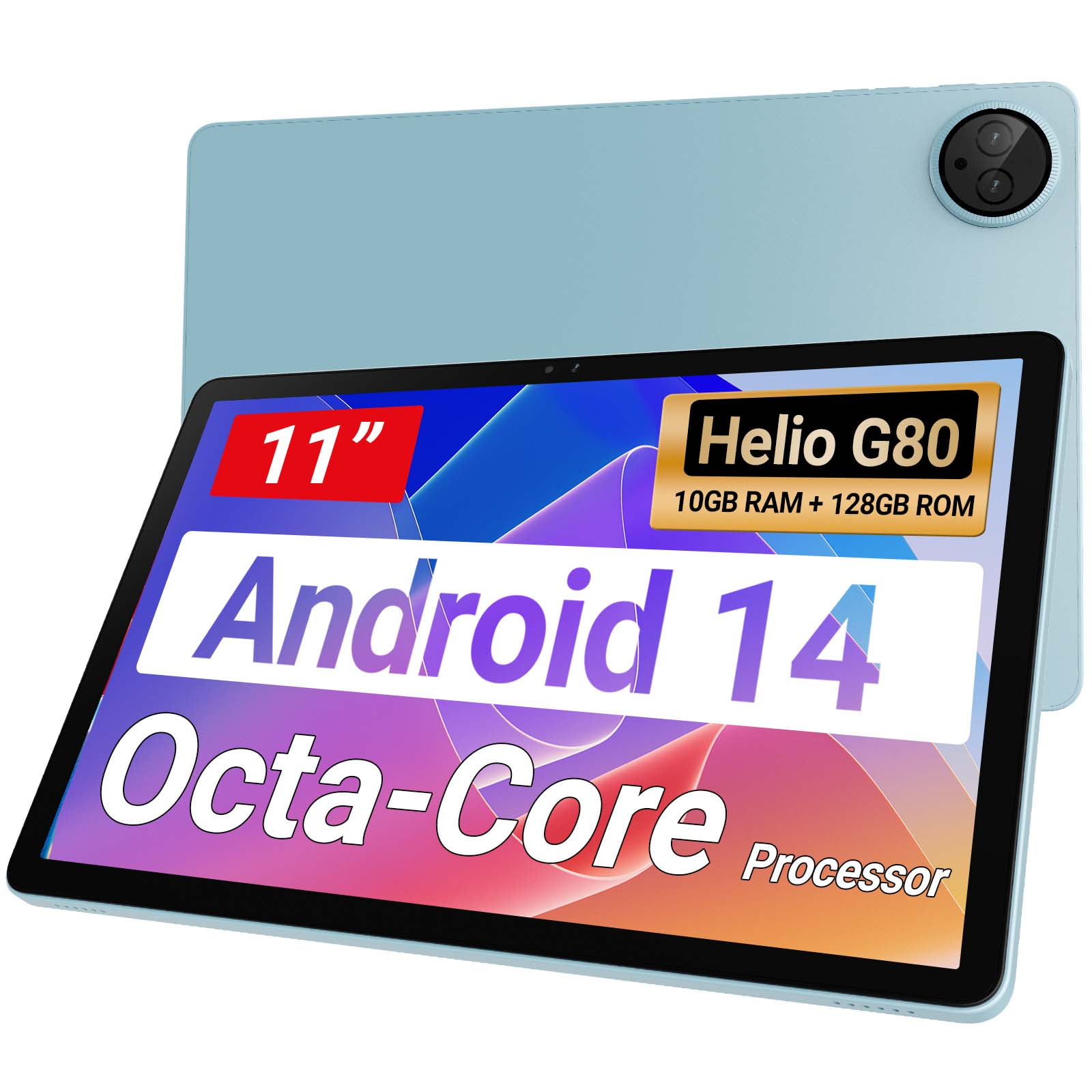 11" Android 14 Tablet , Helio G80 Octa-Core 12GB+128GB Tablet Computer ...