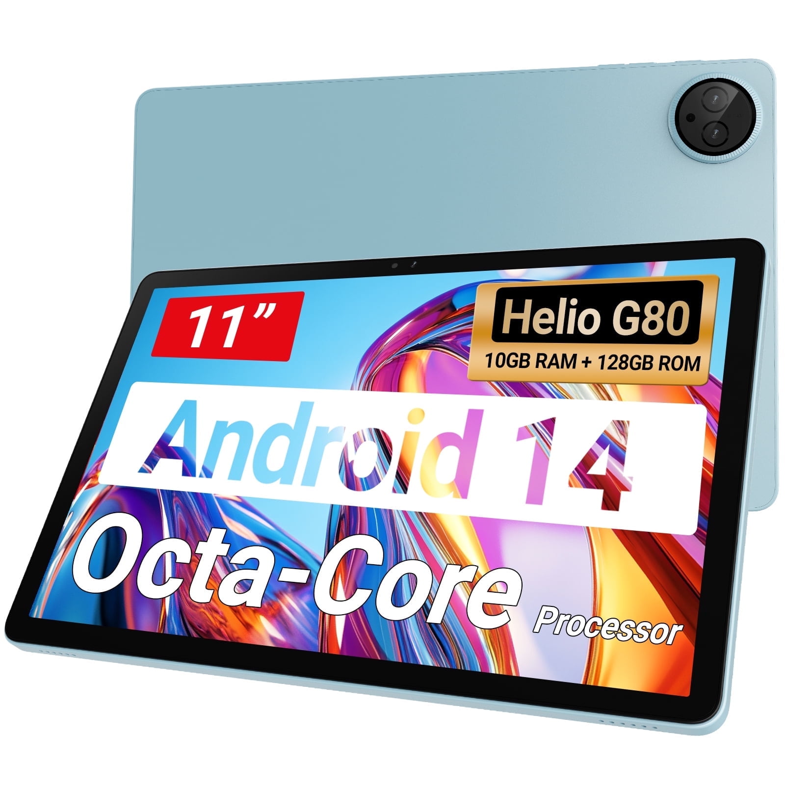 2025 Newest 11inch Android 14 Tablet, MTK Helio G80 Octa-Core, 12GB ...