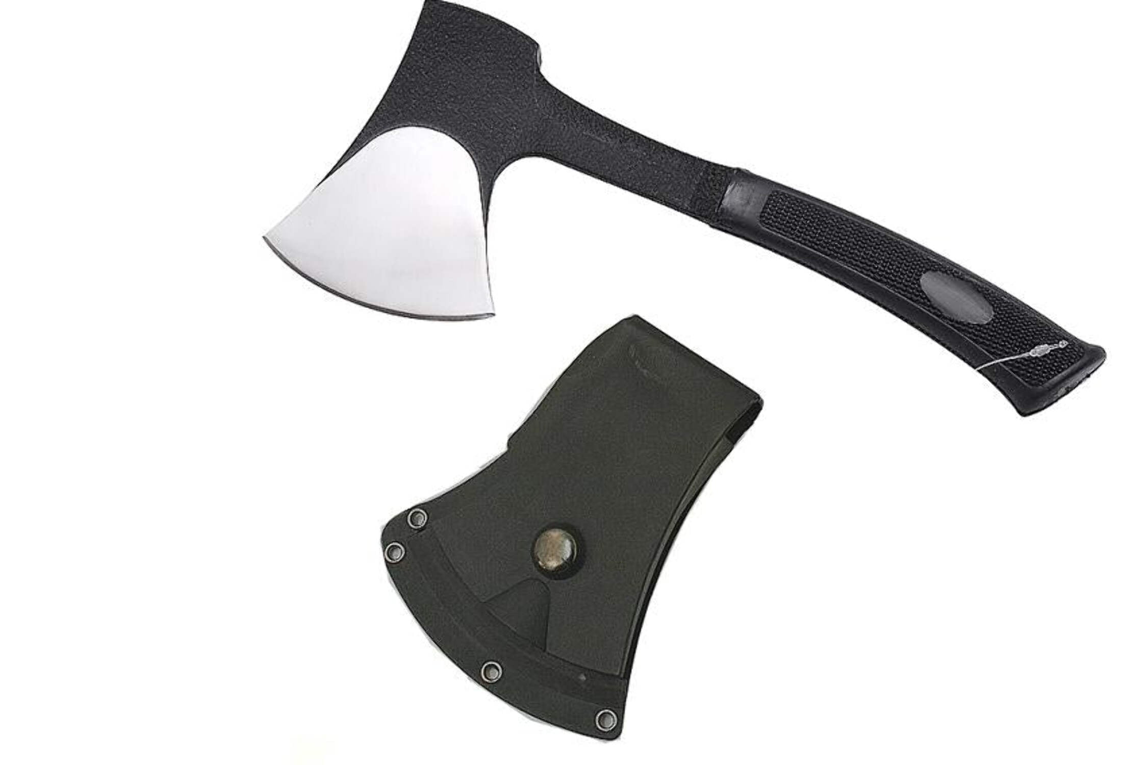 11" Black Tactical Axe With Sheath 5584 - Walmart.com
