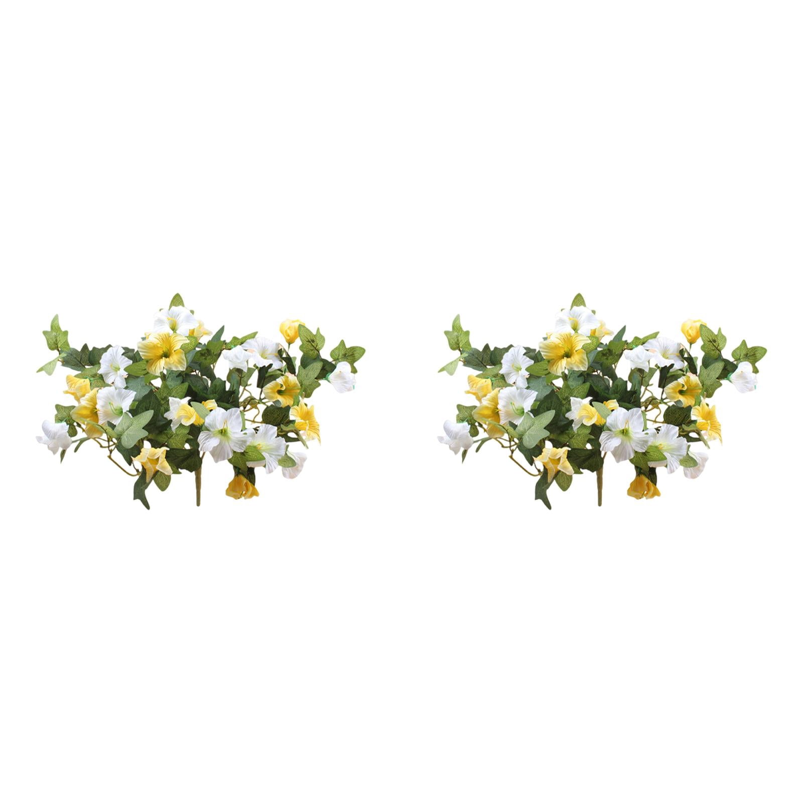 11 Branch Morning Glory Vine Artificial Flowers Trumpet Flowers Spring ...