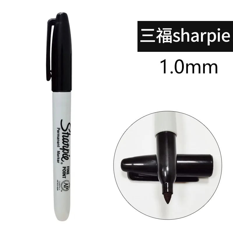 11 Colors Sharpie Paint Marker Waterproof Fine Point 1mm Permanent Art ...