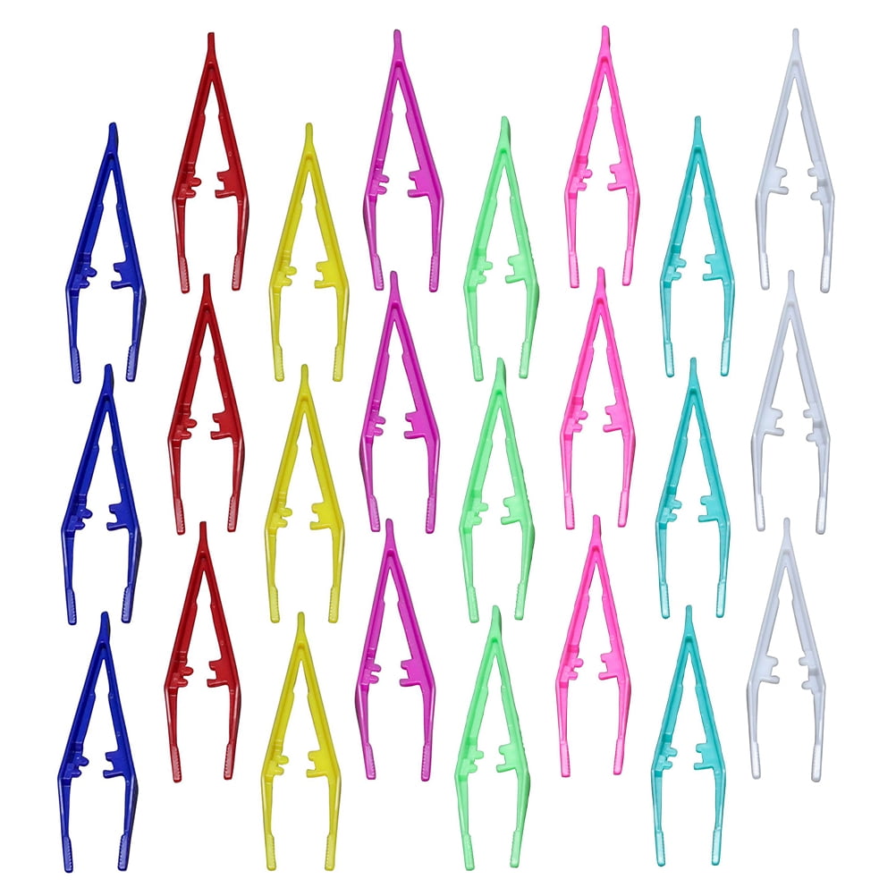 11 Count Basket Disposable Tweezers Eyelid Stickers - Walmart.com