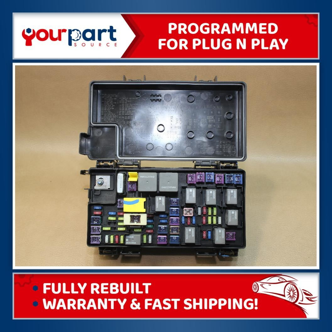 11 DURANGO GRAND CHEROKEE TIPM TEMIC INTEGRATED OEM FUSE BOX 04692316 ...