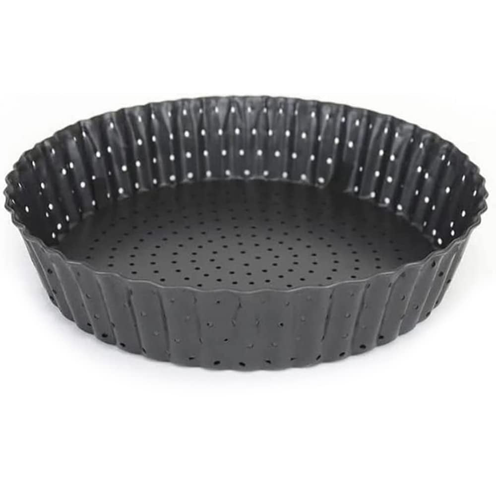 11" Deep Dish Pie Pan with Removable Bottoms, Quiche and Tarte Tatin ...