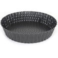 11" Deep Dish Pie Pan with Removable Bottoms, Quiche and Tarte Tatin ...