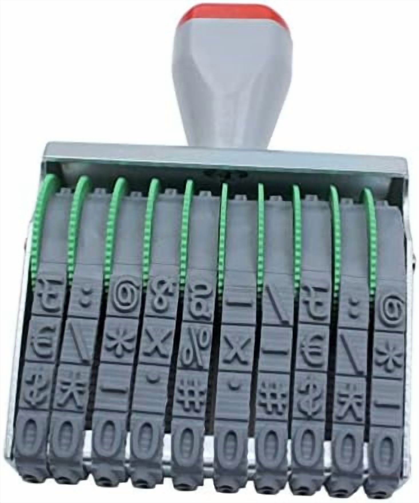 11 Digits Rubber Number Stamps 0-9 Business Stamps Office Stamps Logo ...