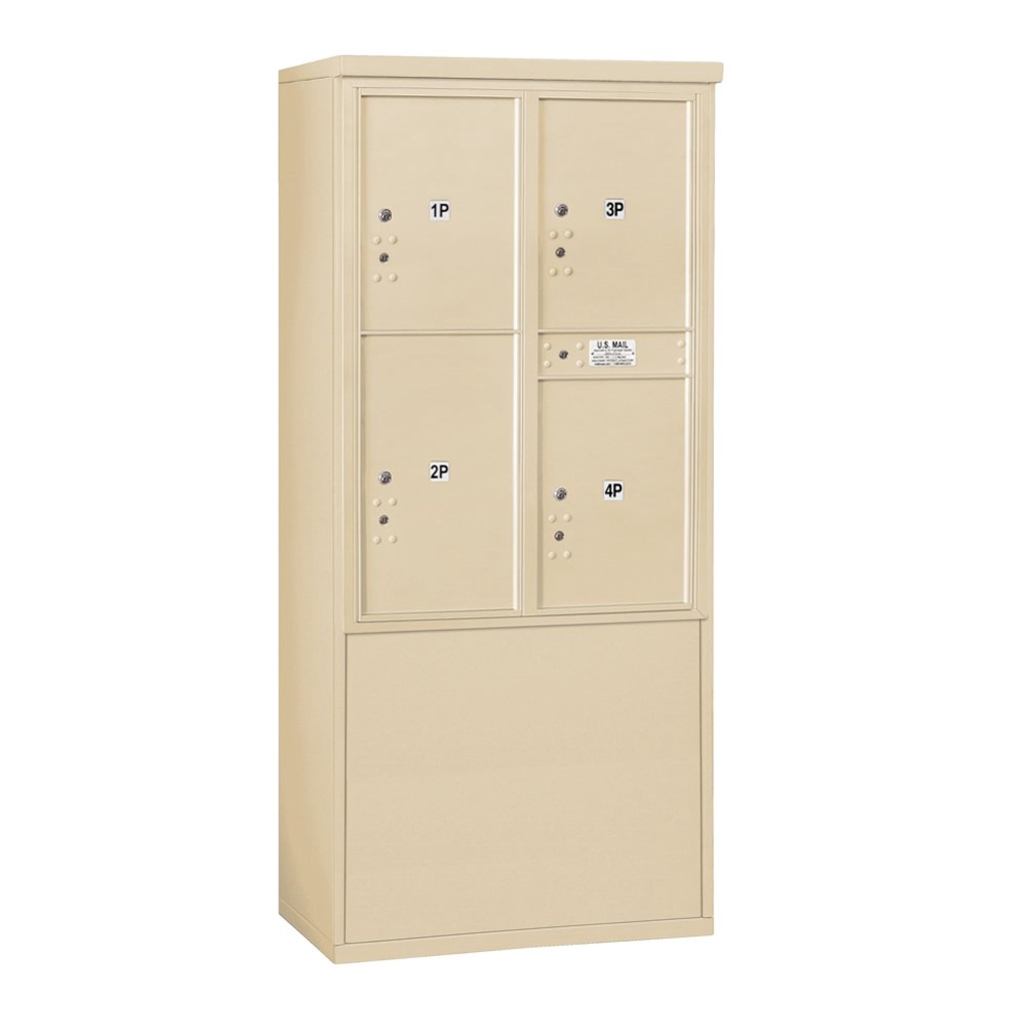 11 Door High Free-Standing 4C Horizontal Parcel Locker with 4 Parcel ...