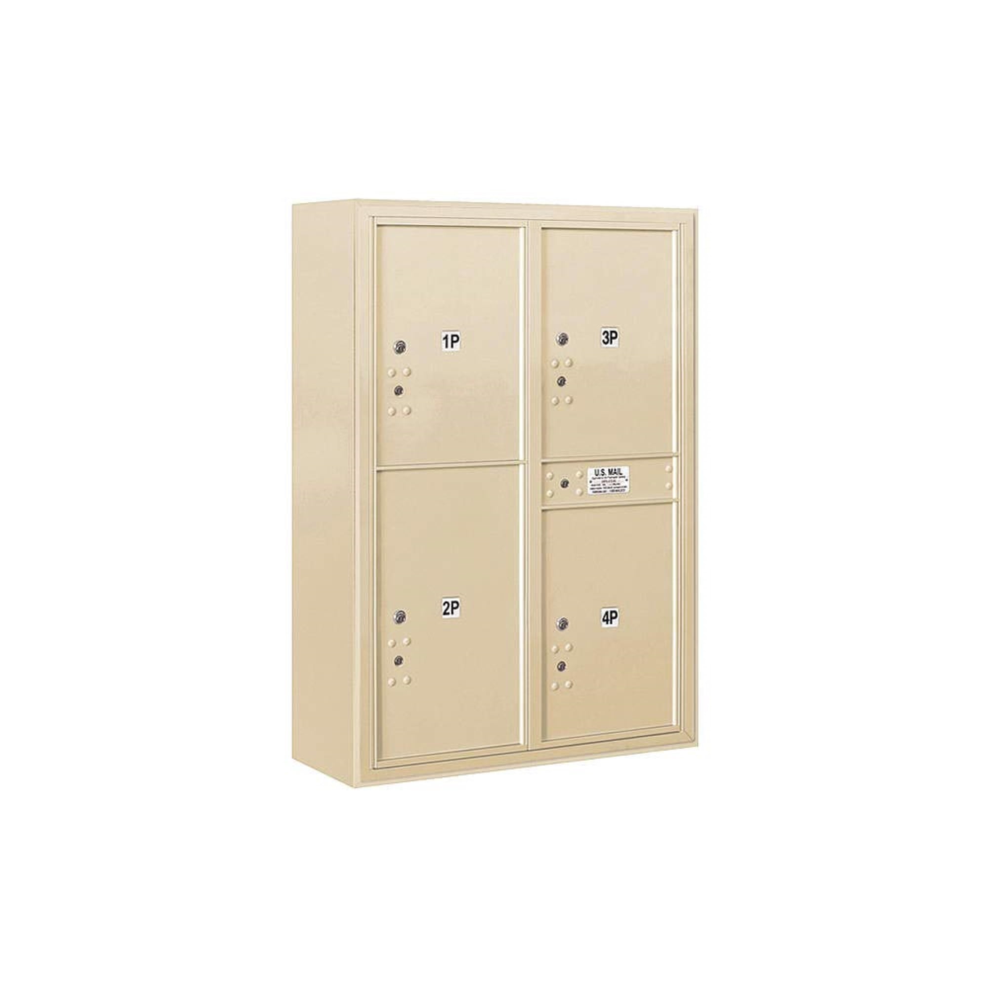 11 Door High Surface Mounted 4C Horizontal Parcel Locker with 4 Parcel ...