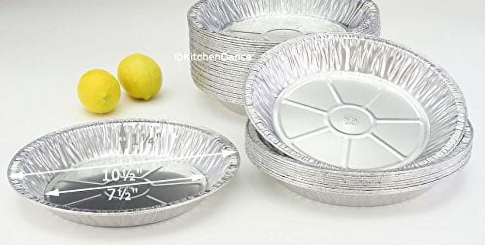 11" Extra Deep Disposable/reusable Pie Pan #2411 (50) - Walmart ...