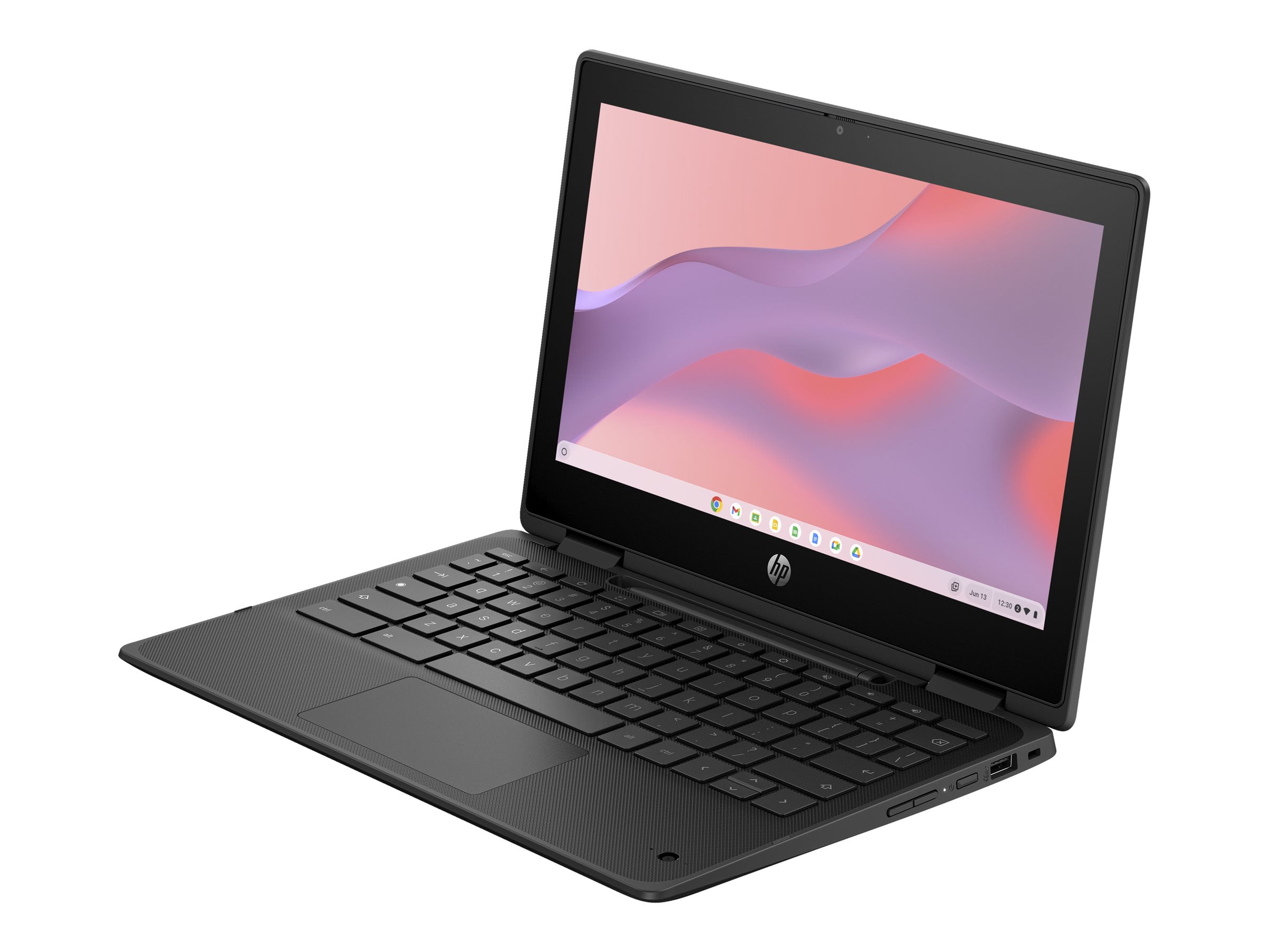 HP Fortis Flip G1m 11.6" Touchscreen Chromebook, ARM Cortex A76, 64GB ...