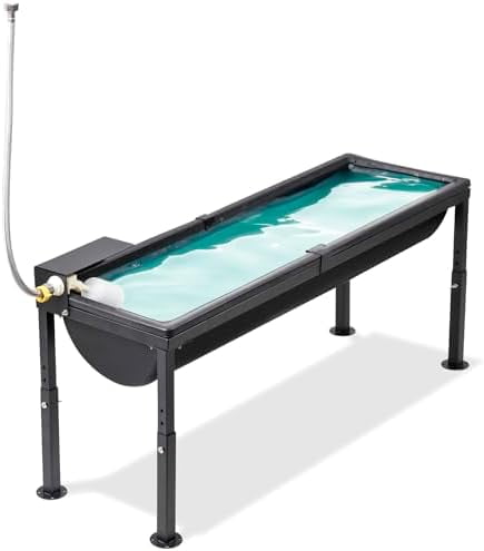 11 Gallon Automatic Water Trough, Horse Drinking Water Tank with ...