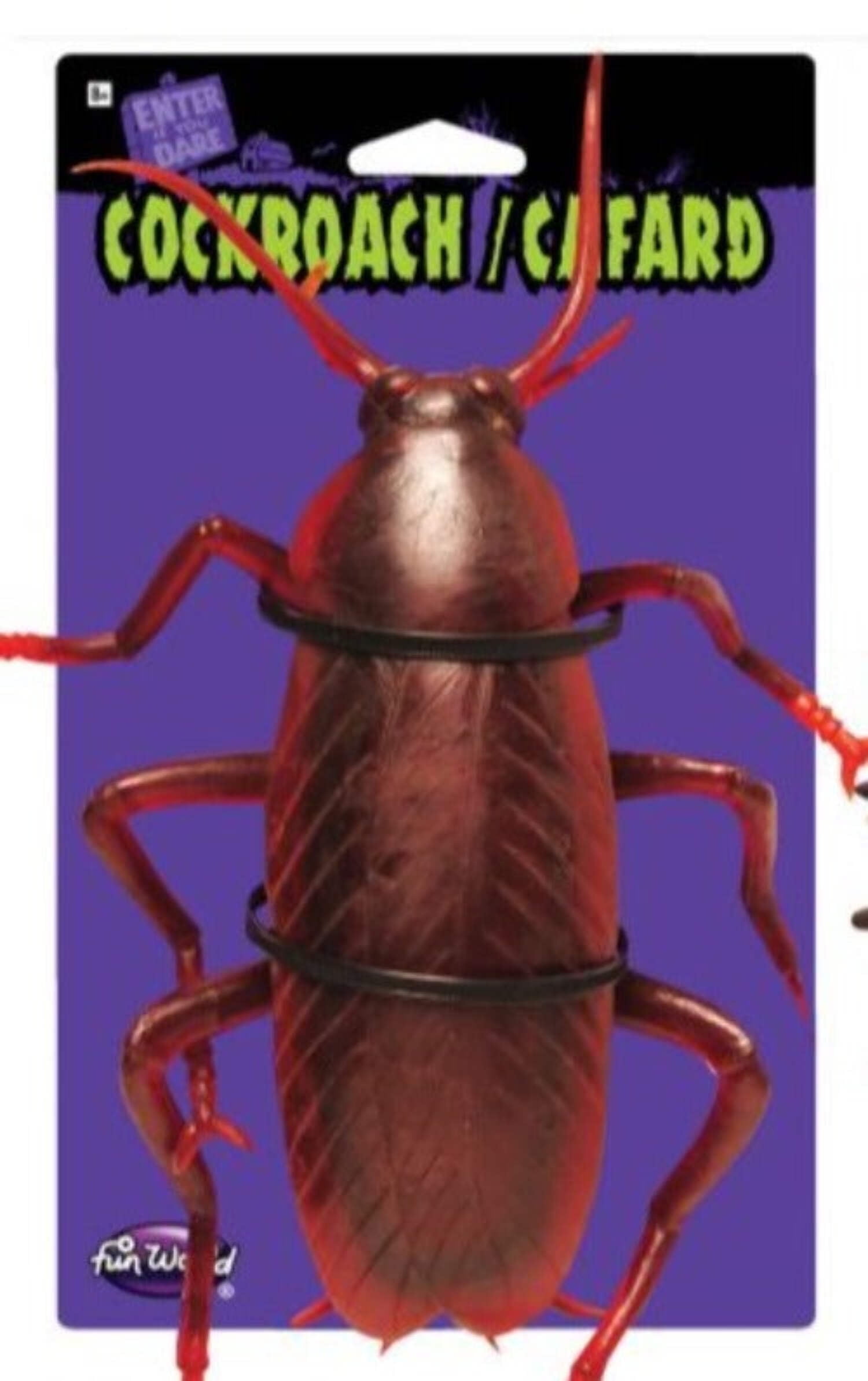 11" Giant Cockroach Hallooween Décor - Walmart.com