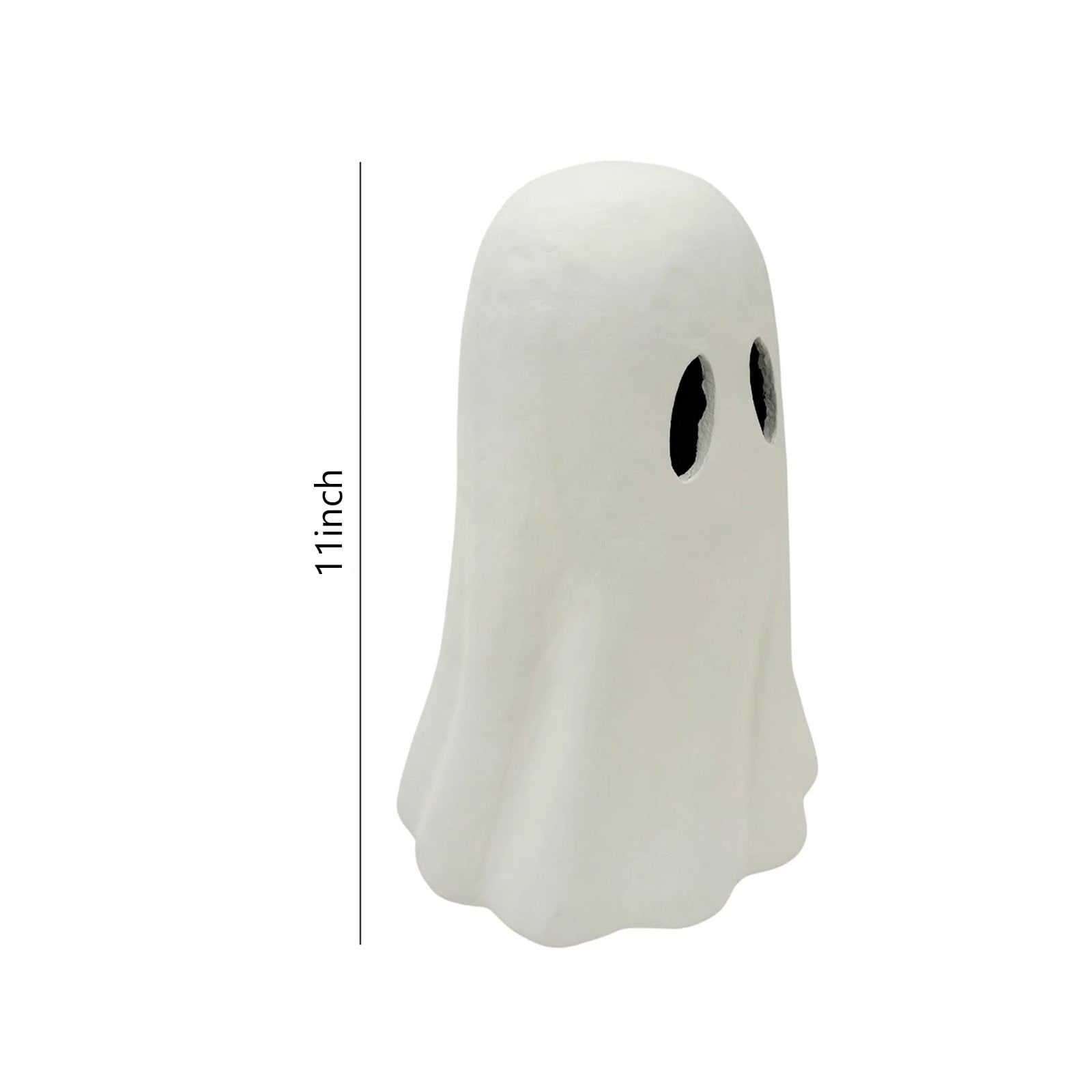 11" Halloween Paper Mache Ghost Tabletop Decoration Paper Mache Ghost ...