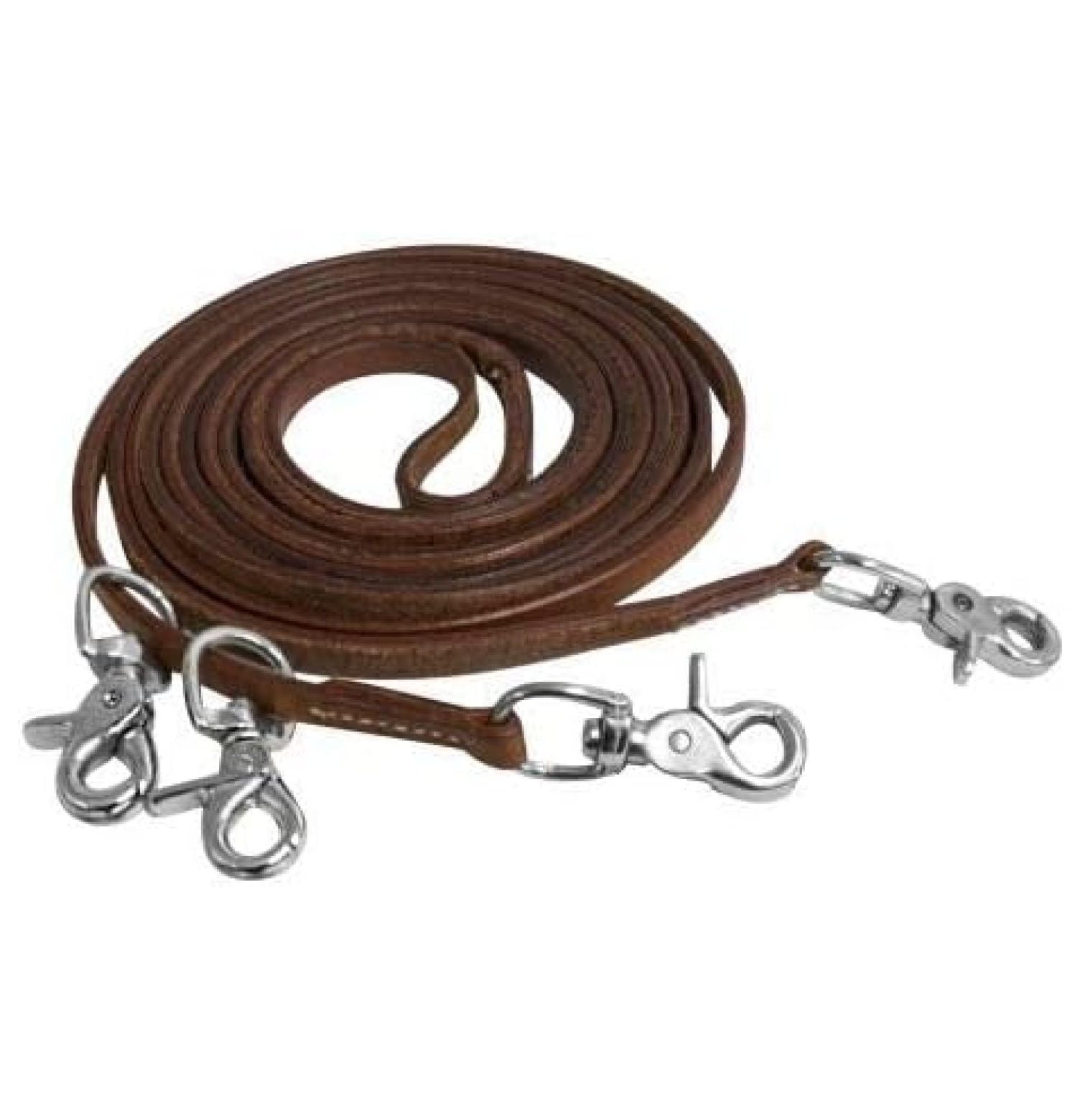 11' Harness Leather Draw Reins - Walmart.com