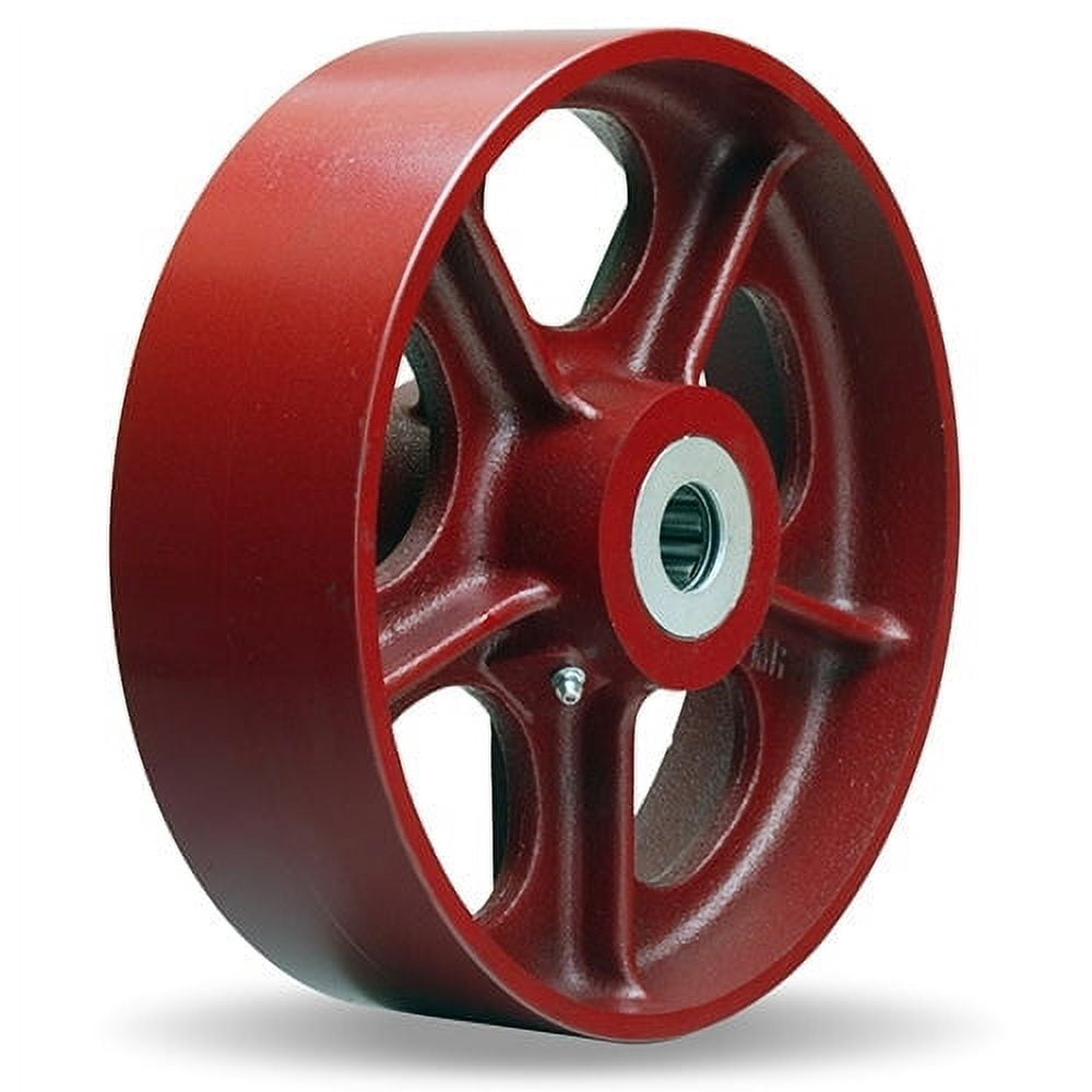 11" Heavy Duty Metal Wheel with 1" Straight Roller Bearing - 4000 lbs ...
