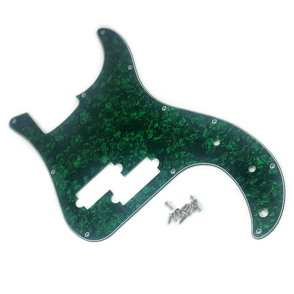 11 Hole Bass Pickguard Electric Bass Scratch Plate Bass Pickguard ...
