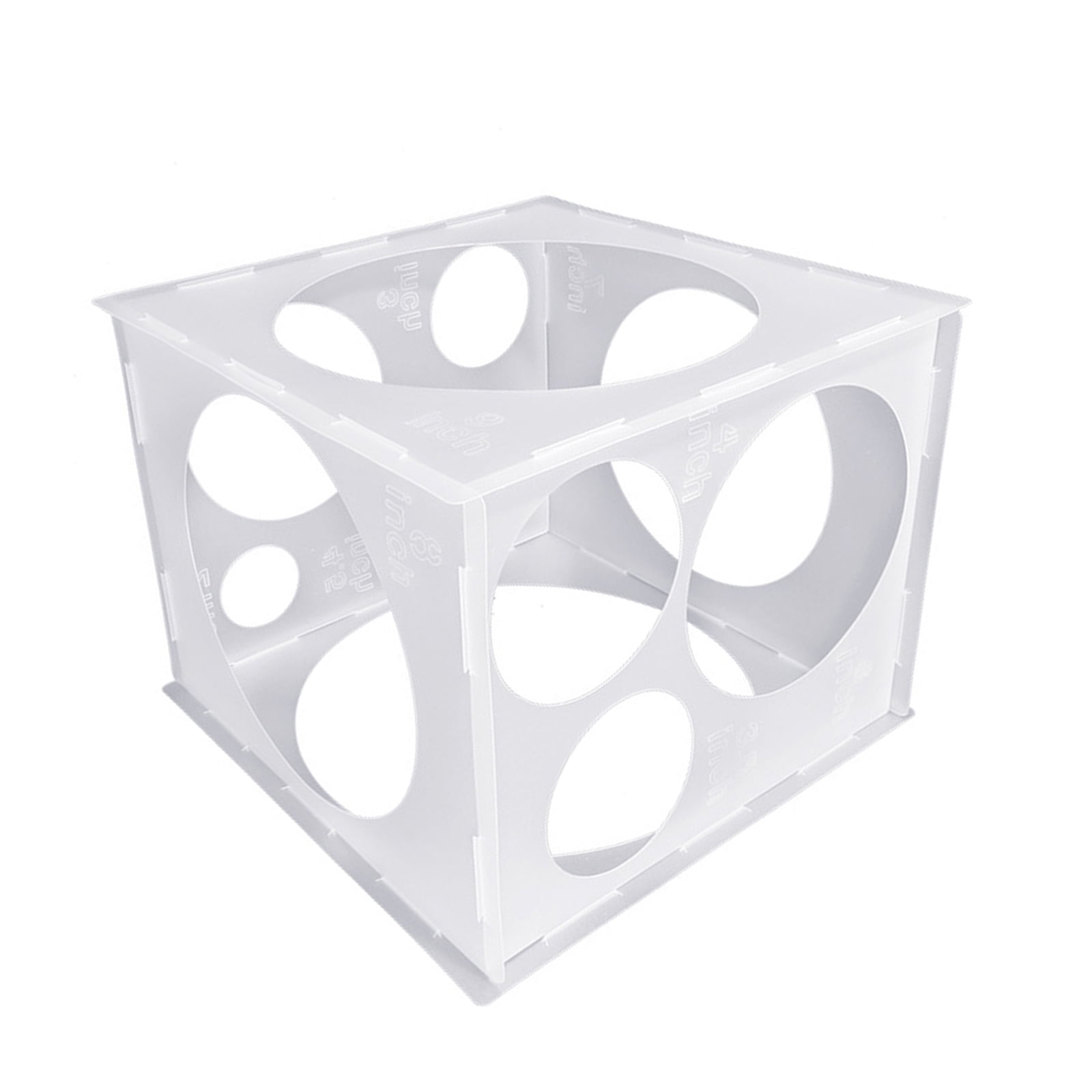 2-10Inch Plastic Balloon Sizer Box Cubes Balloon Size Measurement Tool ...