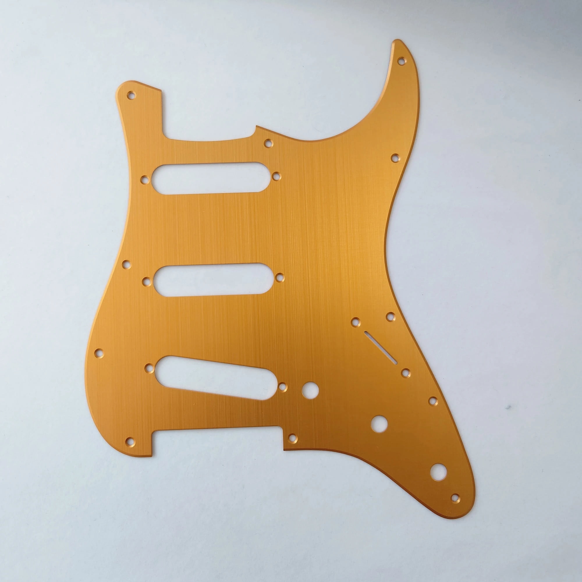 11 Holes SSS Anodized Aluminum Electric Guitar Pickguard for Fender ST ...