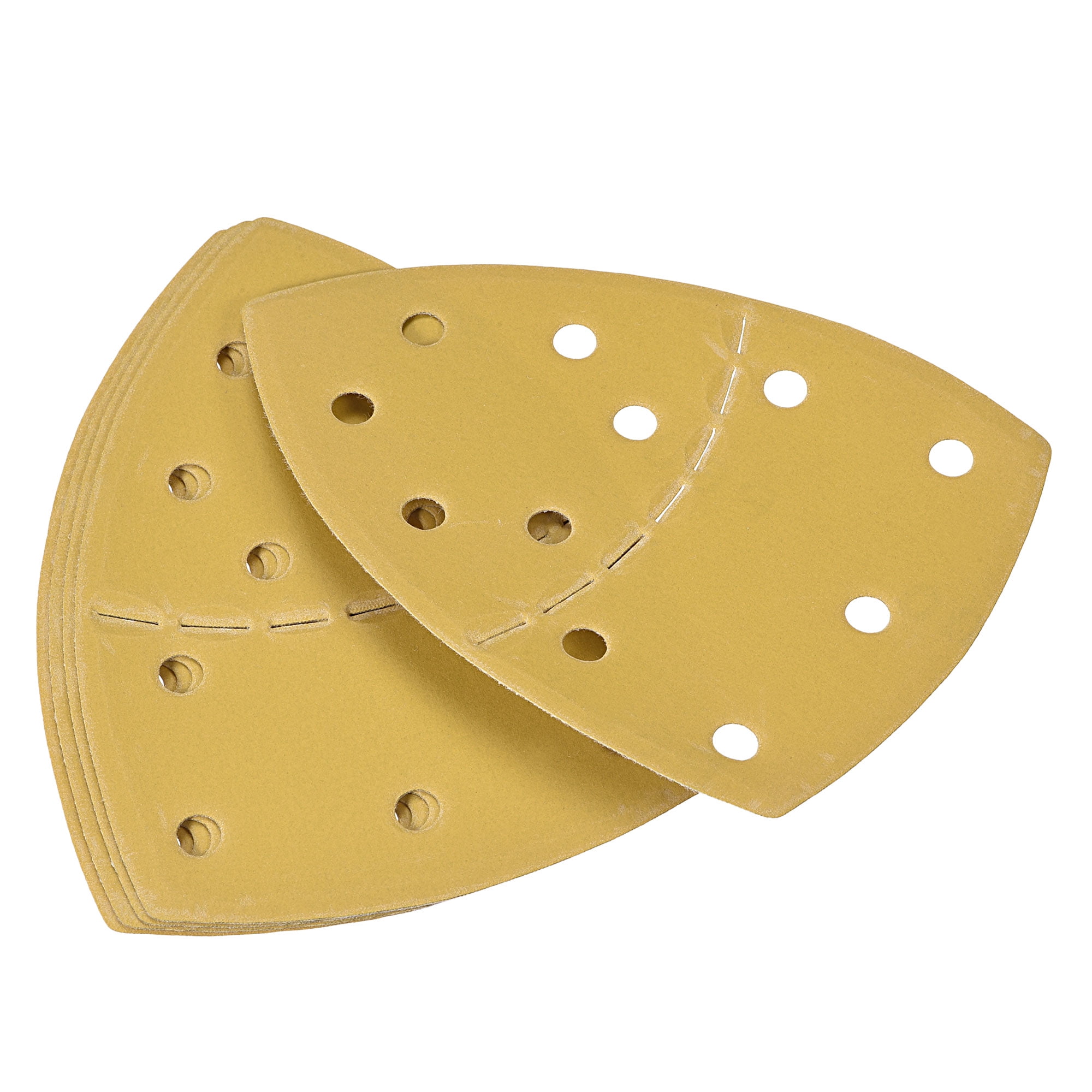11 Holes Triangle Sandpaper P600 Extra Fine Abrasive 6-Inch Aluminum ...