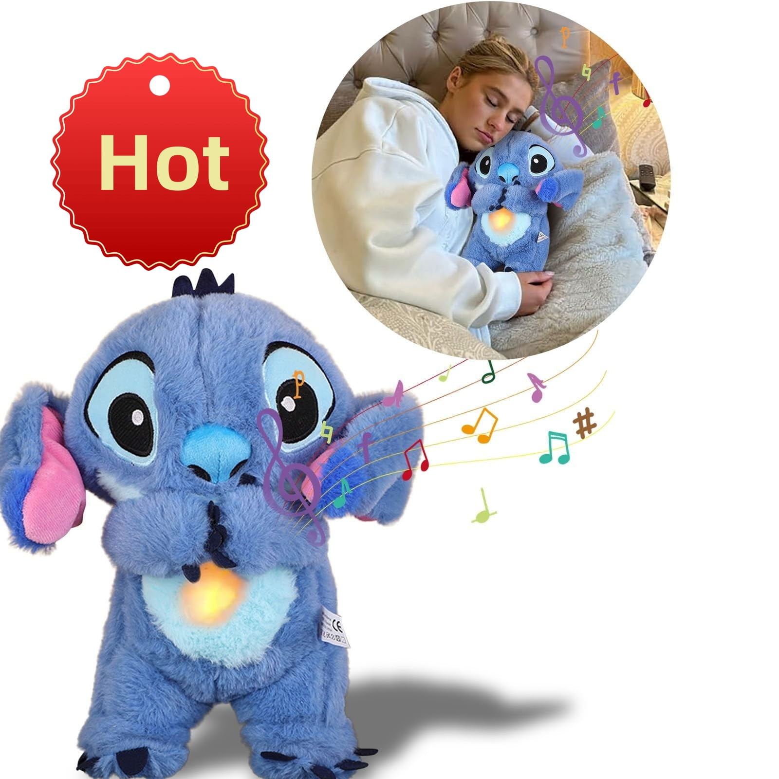 11 In LILO and STITCH Toys Baby Sound Machine Soothe Snuggle Hual1son ...