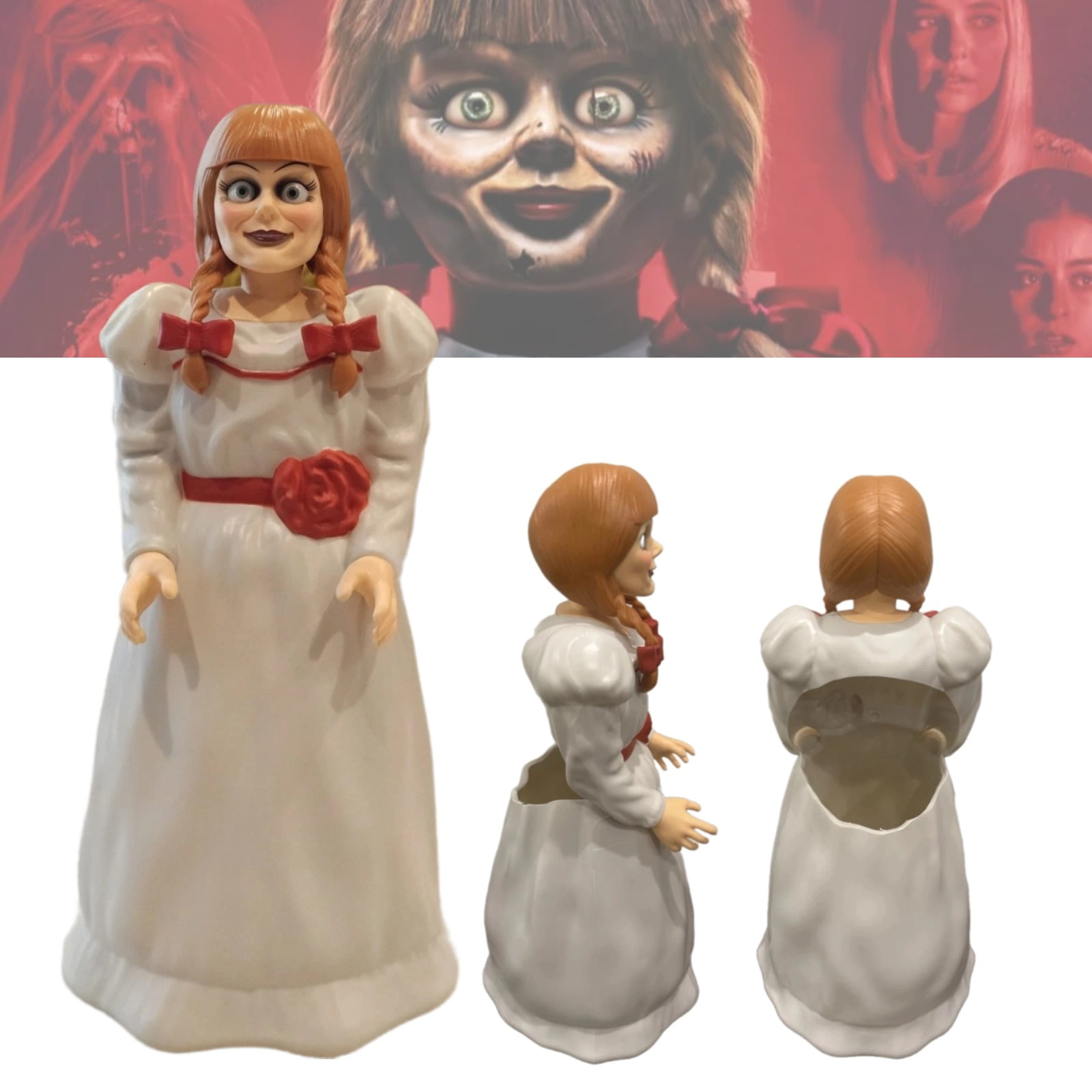 11 Inch Annabelle Popcorn Tub - Horror Movie Resin Decor, The Conjuring ...