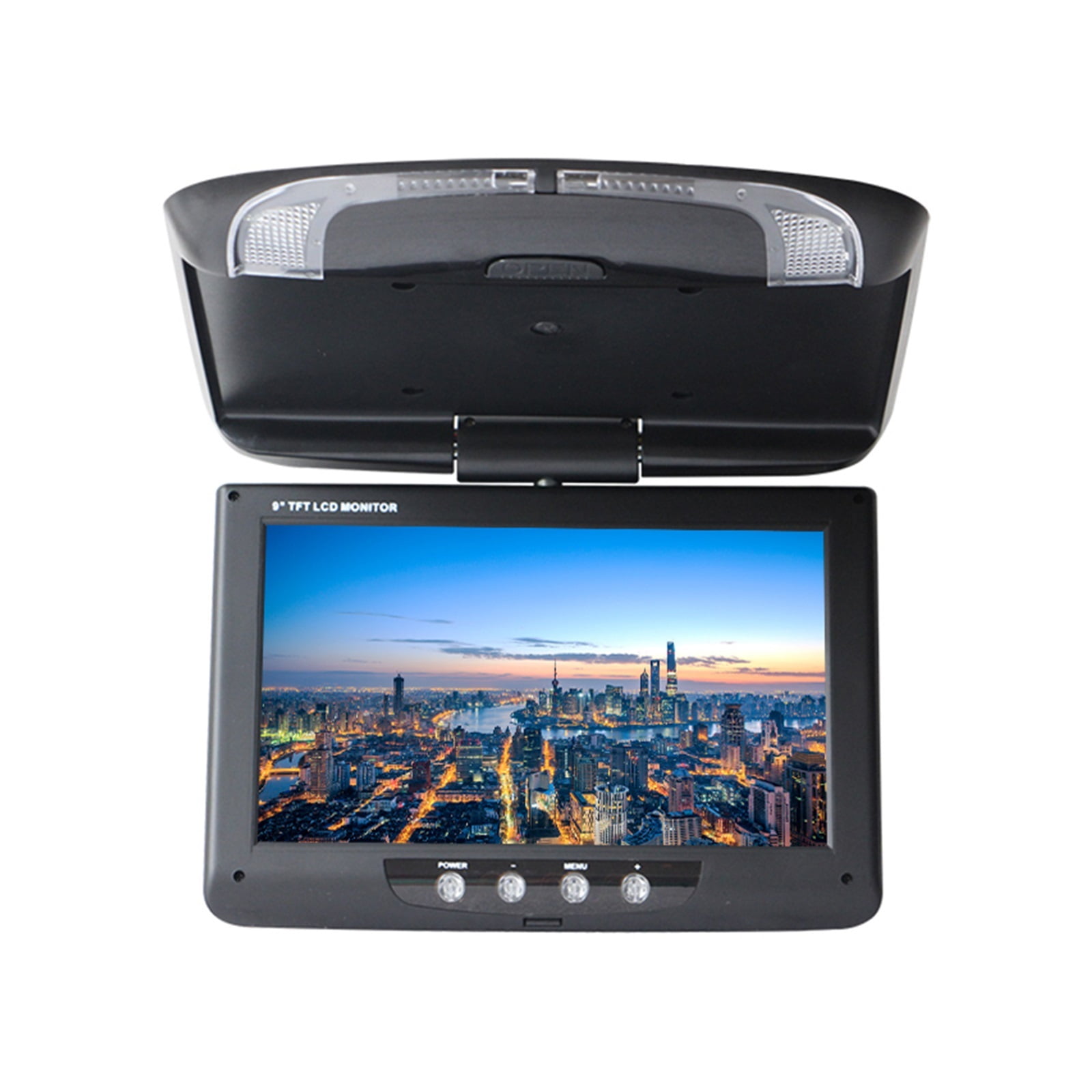 11 Inch Car Roof Monitor LCD Flip Down Screen Overhead Multimedia Video ...