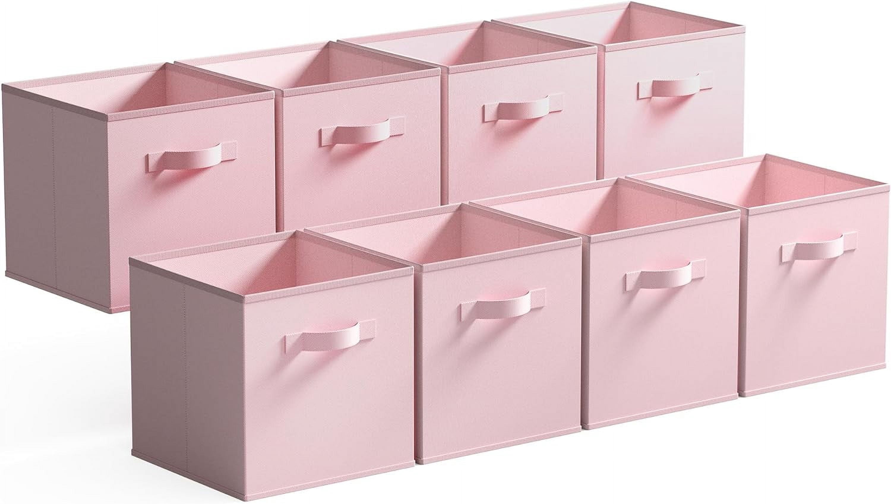 11 Inch Cube Storage Bins, Colorful Storage Cubes, Fabric Storage Bins ...
