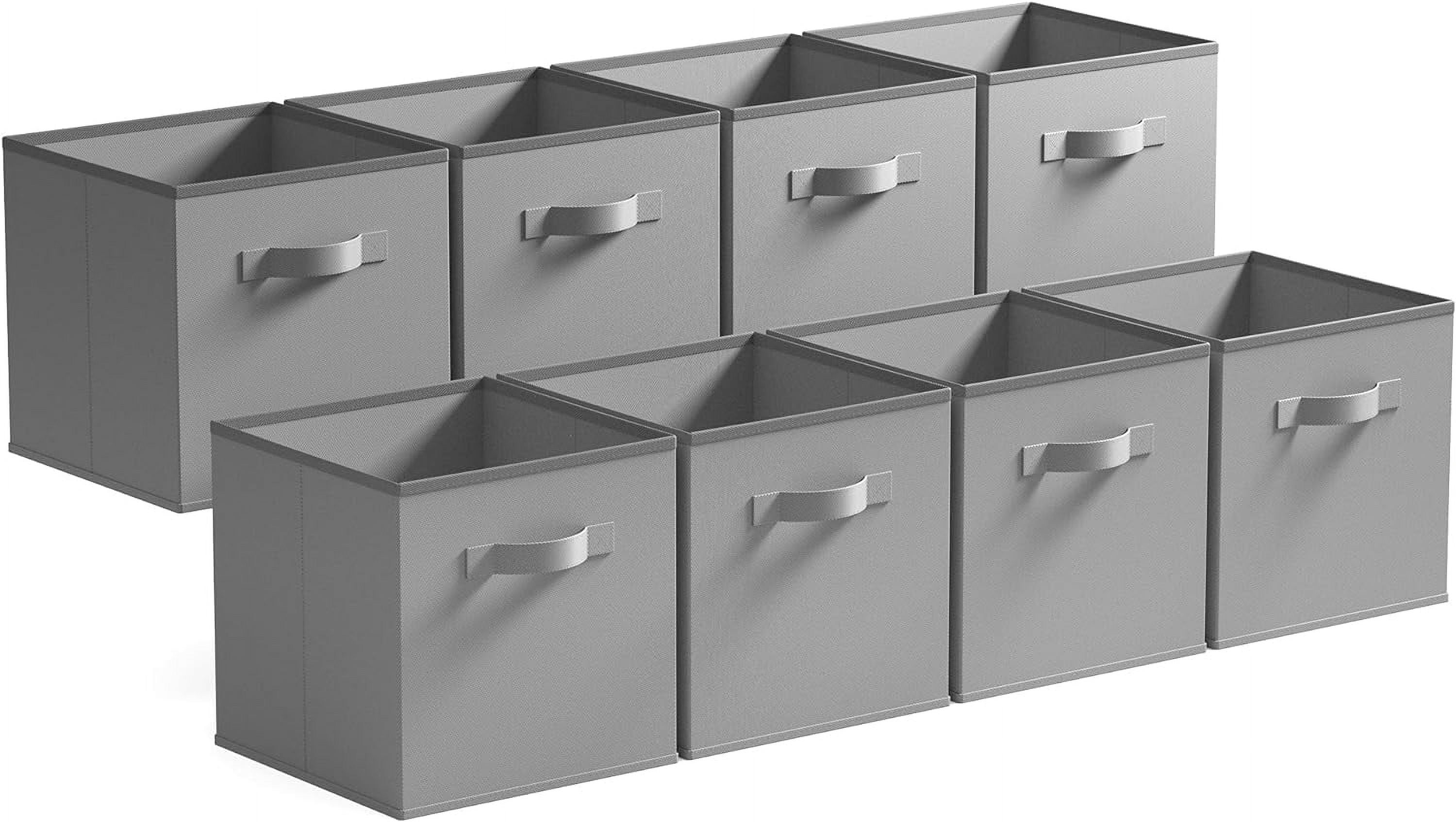 11 Inch Cube Storage Bins, Colorful Storage Cubes, Fabric Storage Bins ...