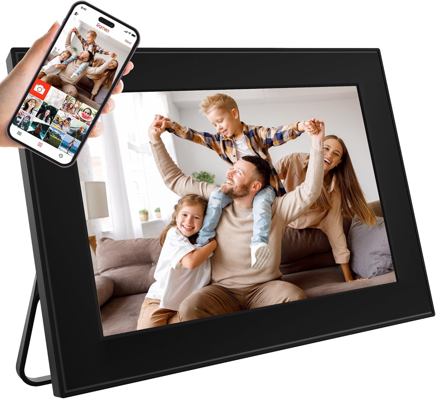 11 Inch Digital Photo Frame, 64GB Memory, 1920x1280 Resolution, Touch ...
