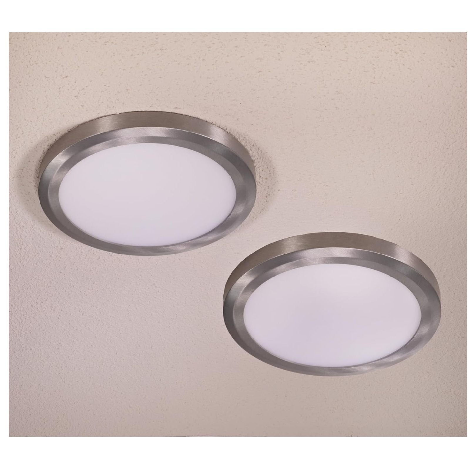 11 Inch LED Decorative Low Flat Profile Edge Lit Flush Mount Ceiling ...