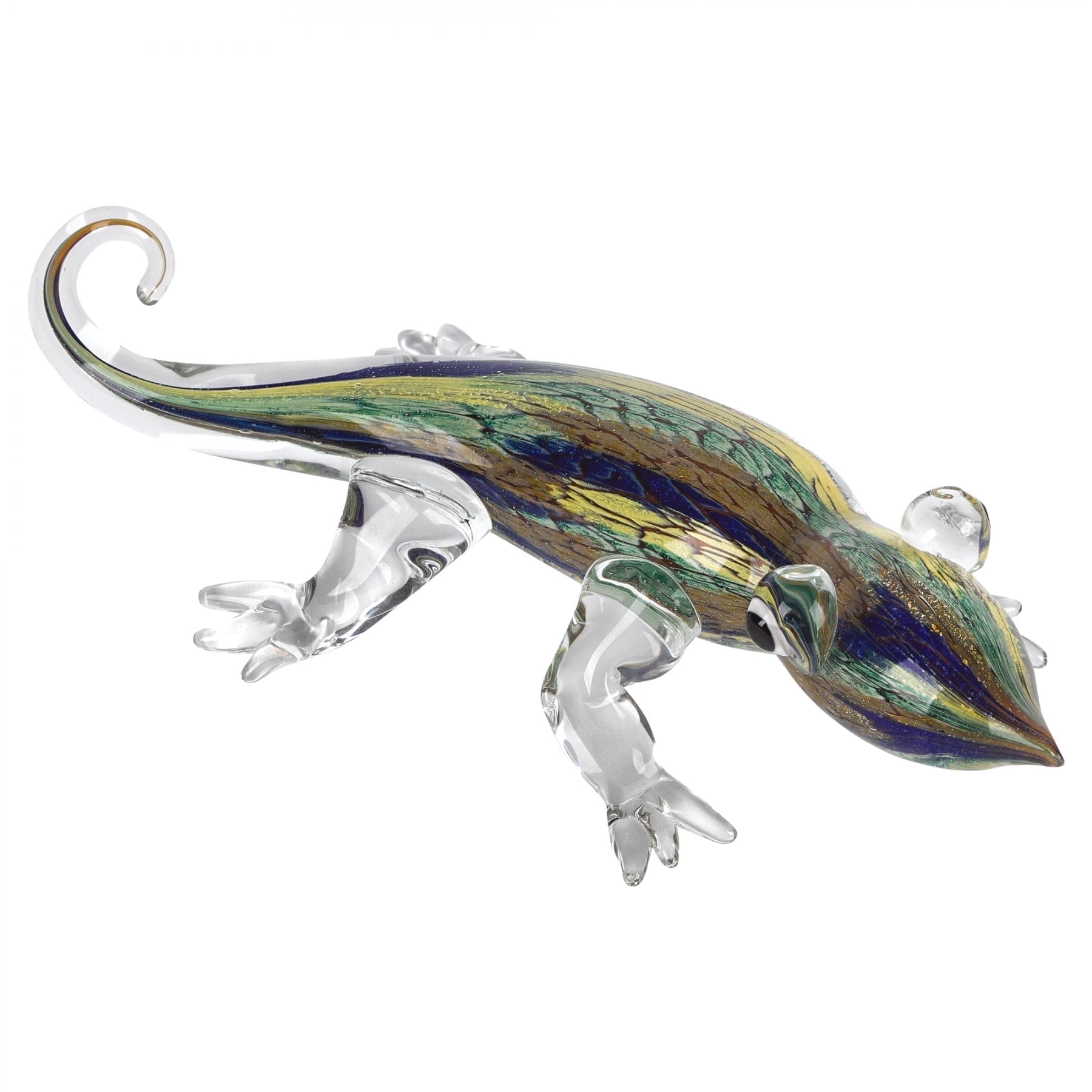 11 Inch Murano Style Glass Gecko - Walmart.com