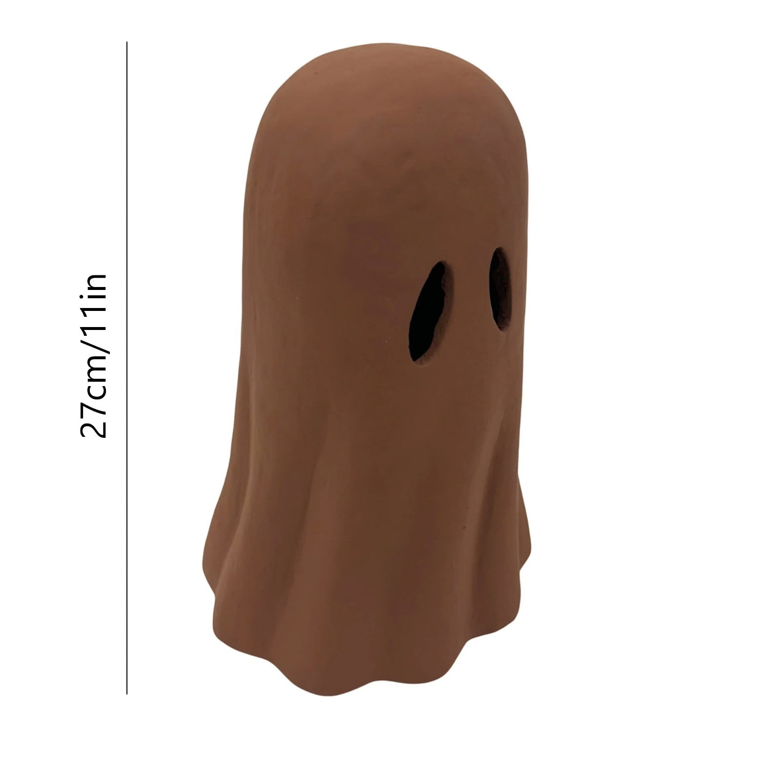 11 Inch Paper Mache Ghost Tabletop Decoration Halloween Paper Mache ...