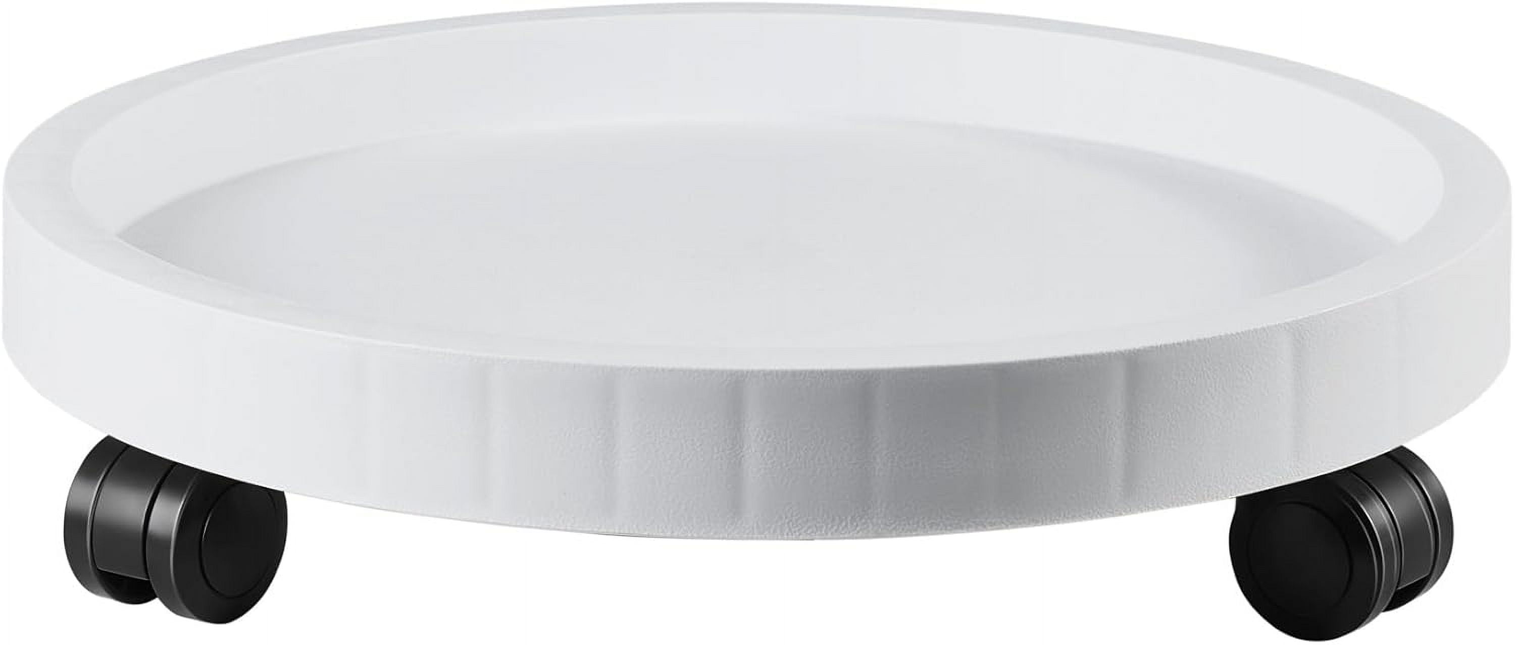 11 Inch Planter Caddies Rolling Saucer Caddy with Wheels, Heavy Duty ...
