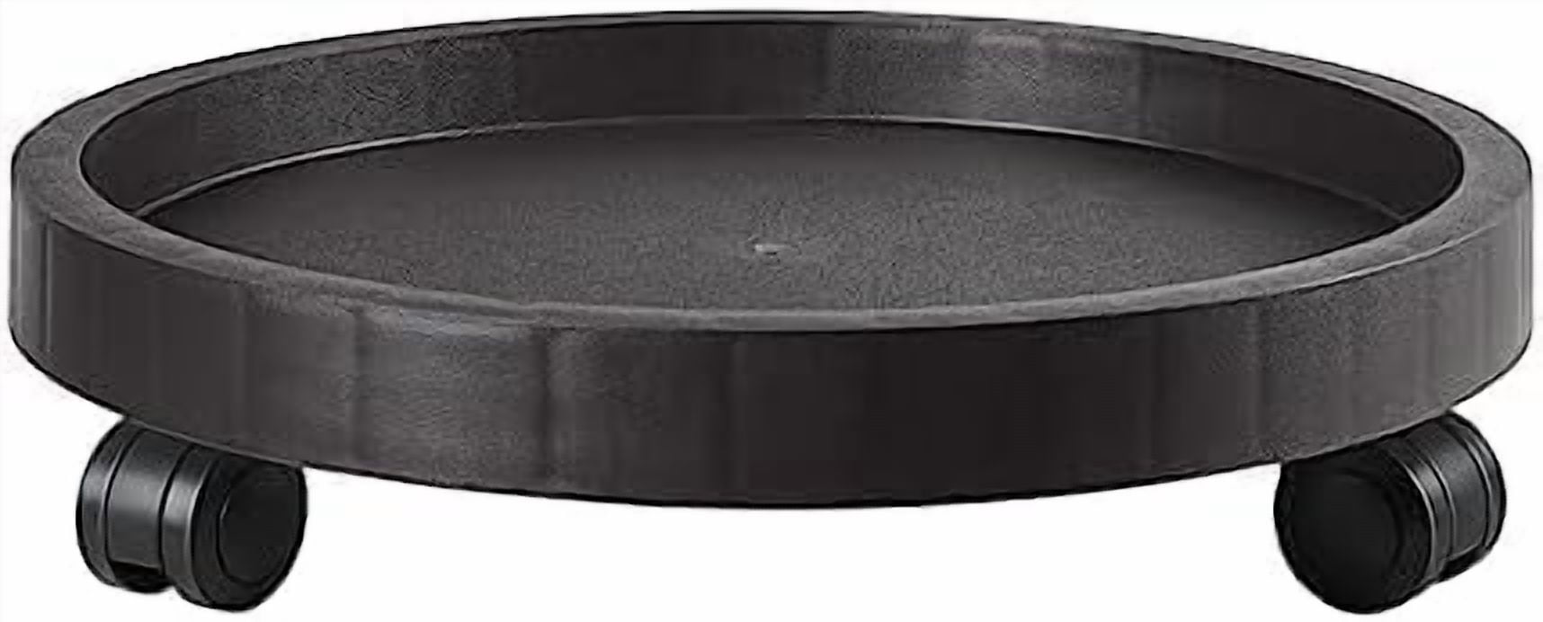 11 Inch Planter Caddies Rolling Saucer Caddy with Wheels, Heavy Duty ...